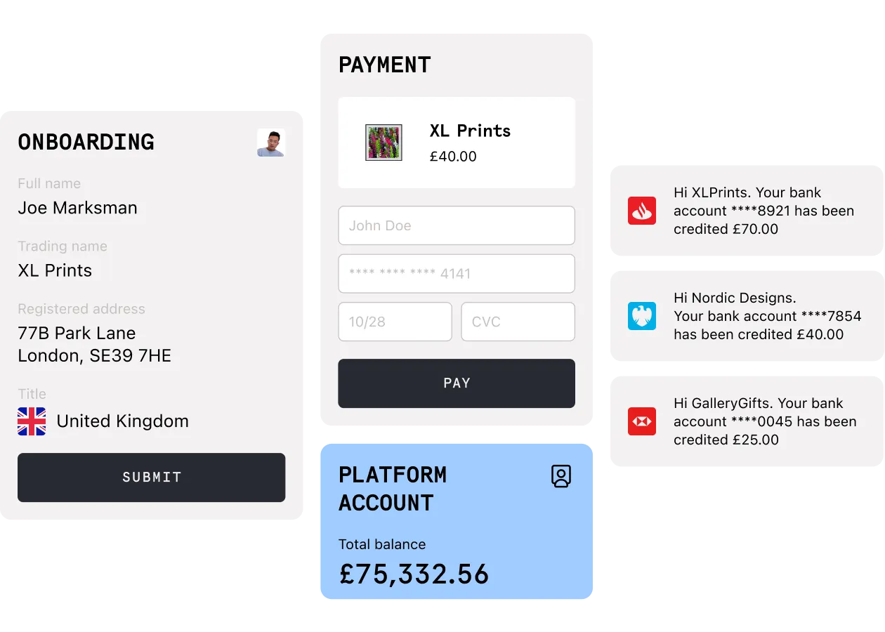 Integrated Platforms | Payments for Marketplaces and Payment Facilitators